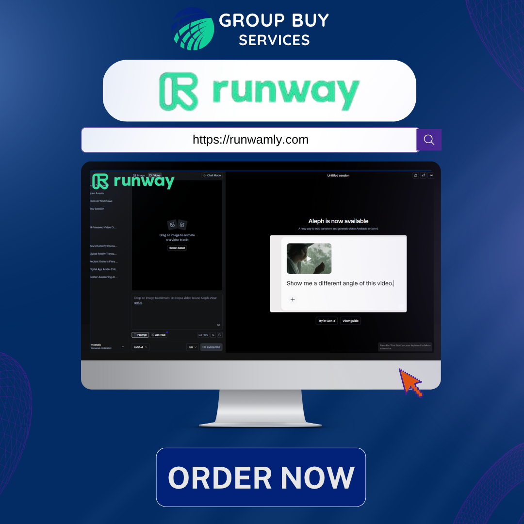 RunwayML Group Buy | Unlimited Generation with No Limits | Access AI ...